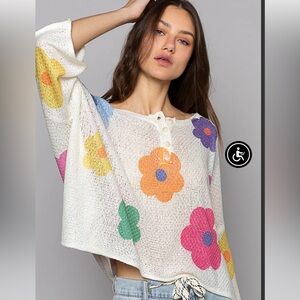 POL | Sweaters | Pol Flower Sweater | Poshmark